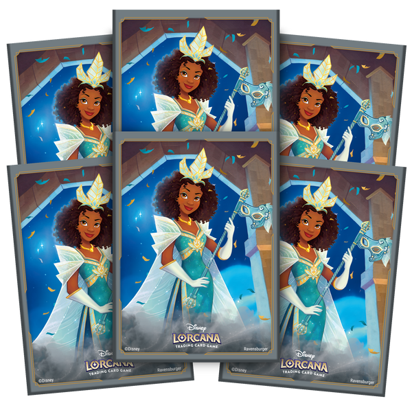 Lorcana Shimmering Skies Sleeves: Tiana - Celebrating Princess – R&R ...
